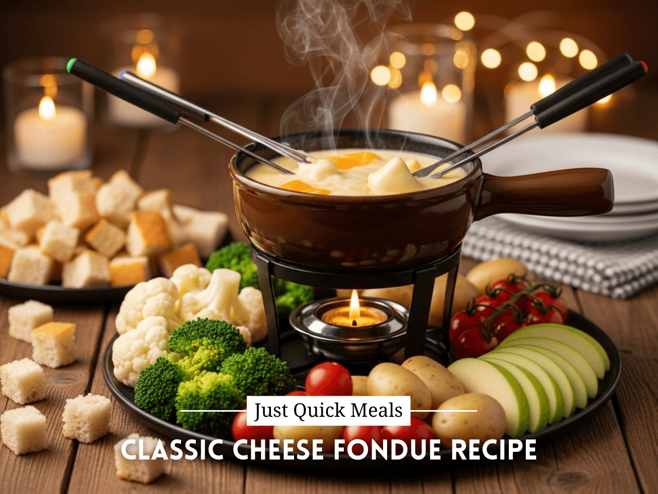 Classic Cheese Fondue Recipe – Creamy & Perfect for Sharing - Just ...